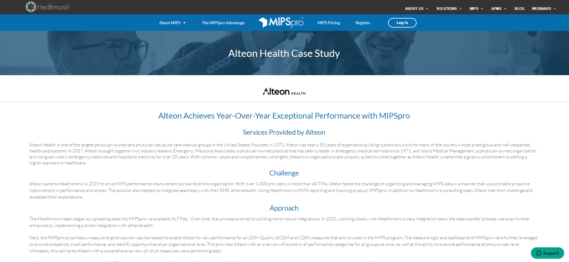 Alteon Health Success Story